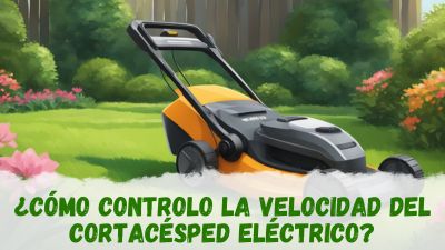 How to control the speed of your electric lawnmower for the different ...