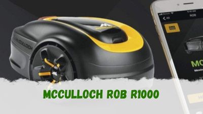 McCulloch ROB R1000 机器人割草机：品牌中最强大的